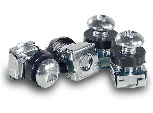 Enoc Rack skruer 6 mm 4 stk sett Skrue-mutter-skive - Alcadon AS