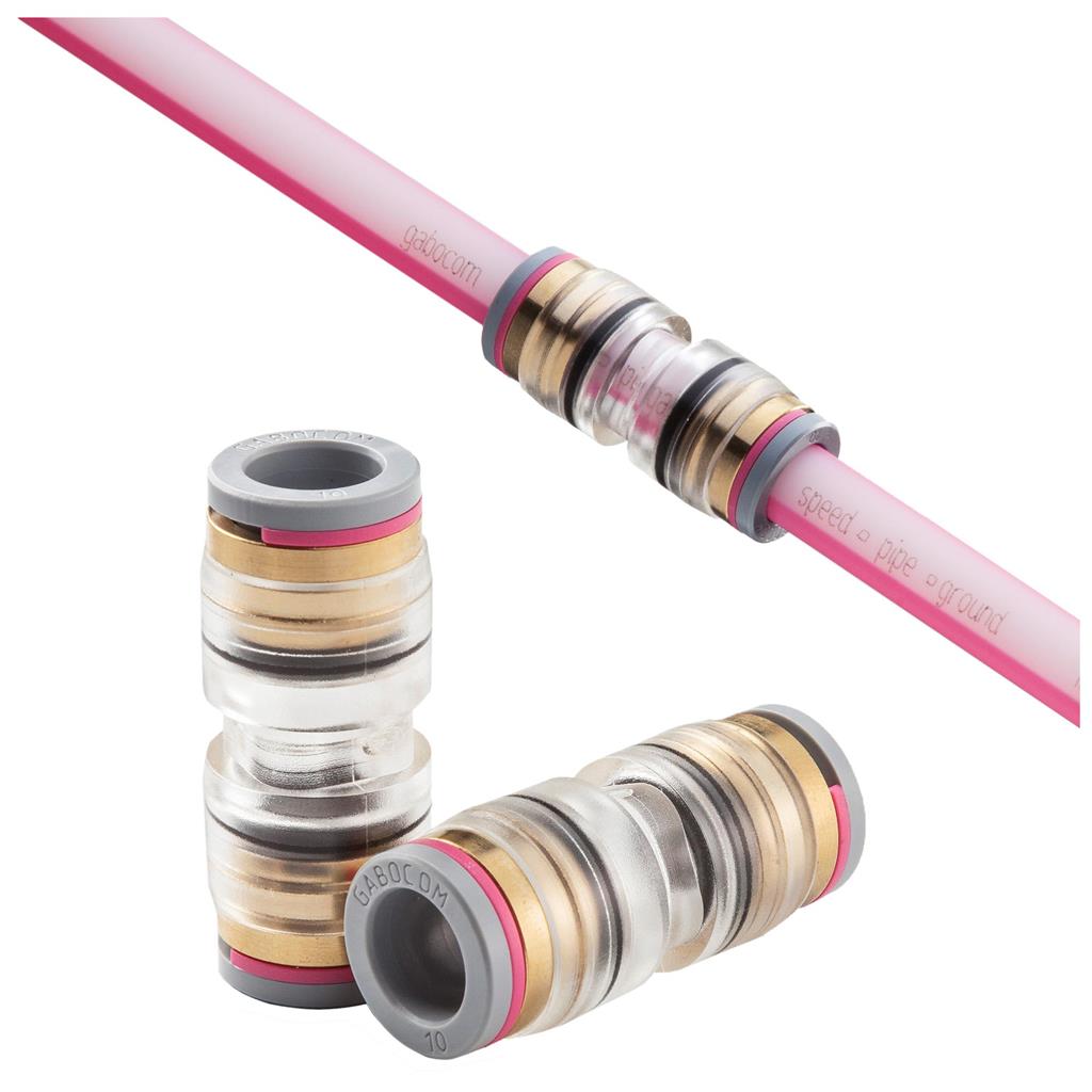 Speedpipe DSM 10 push-on skjøt permanent Standard transparent rørskjøt ...