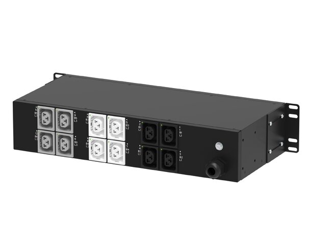 POW PDU, 400V 32A Horisontal, 24 uttak 17,3kW, B:60 D:72 H:120mm ...